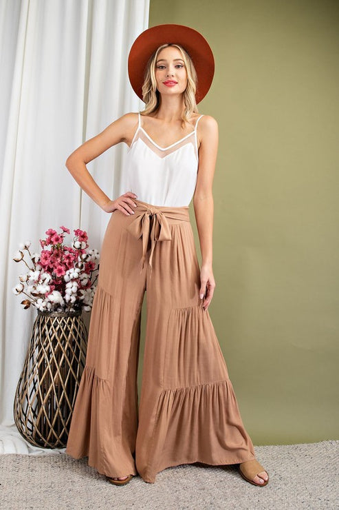 Tiered Wide Leg Pants – Defiant Boutique